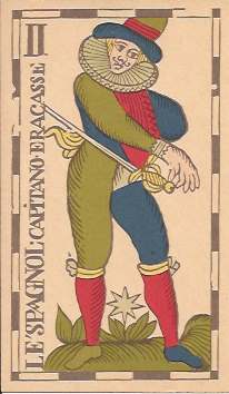 The Spanish Captain in the Vandenborre Deck | Tarot Heritage